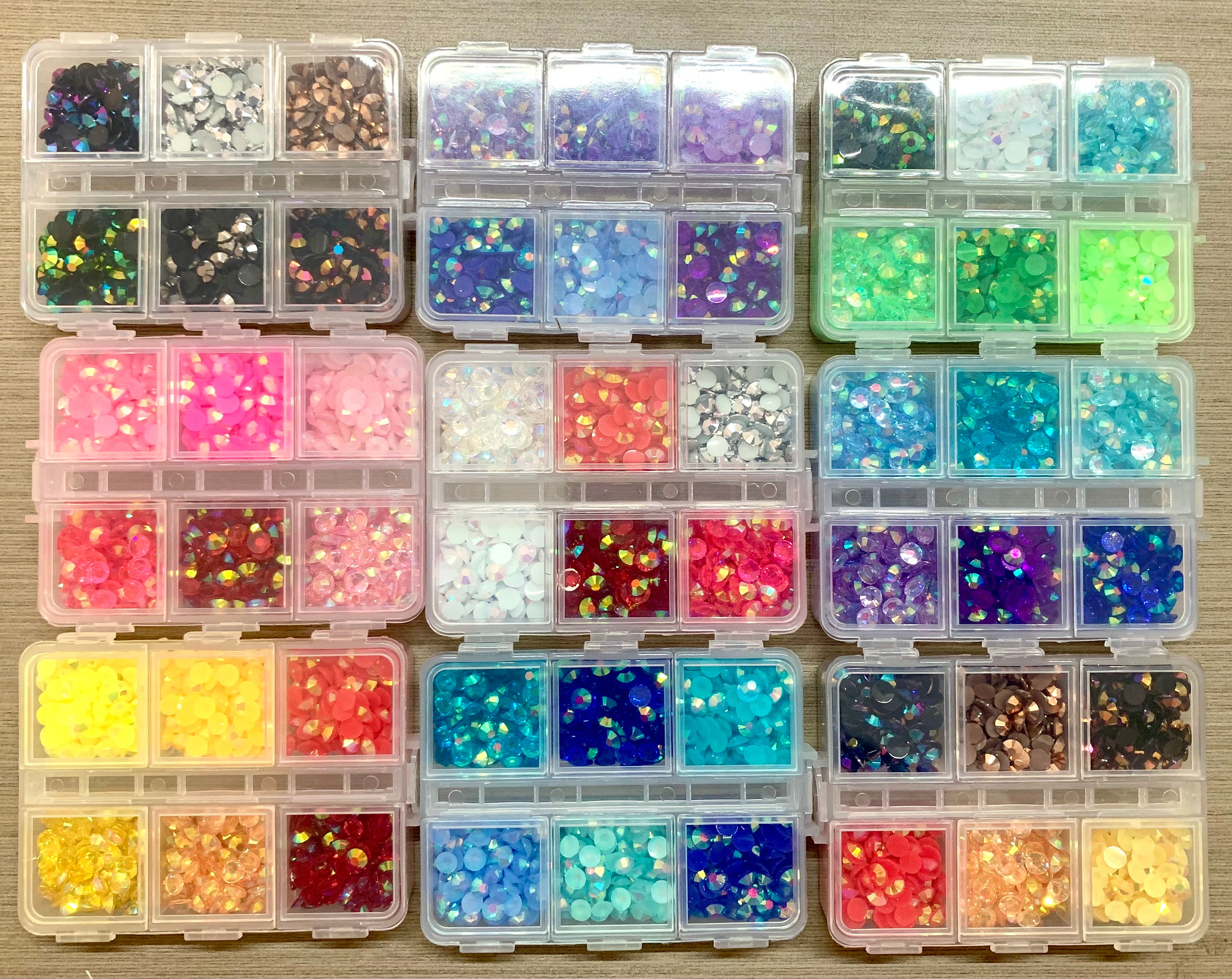 Mixed Acrylic Rhinestone Boxes – Babushka Dance Supplies