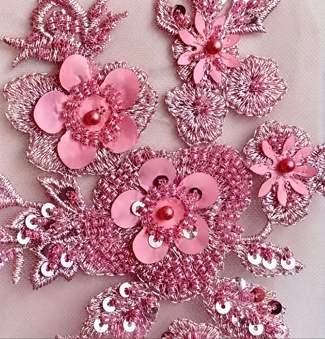 Beaded Appliqué Posy #1 - 3D# – Babushka Dance Supplies